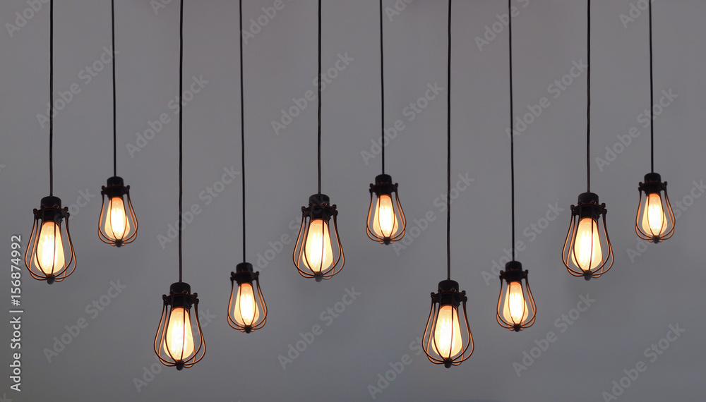 Hanging Light Bulbs Wallpaper