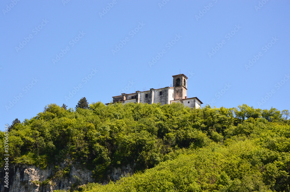 The sanctuary Santuario della Madonna della Ceriola in Monte Isola on ...