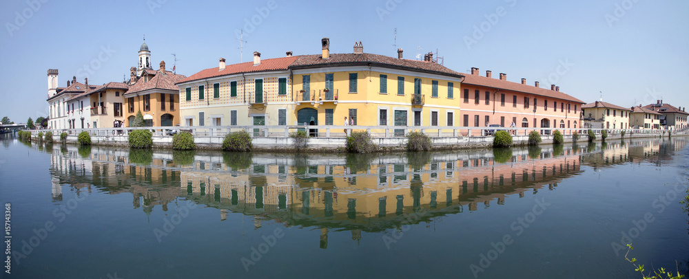 gaggiano con il naviglio grande provincia di milano italia europa da ...
