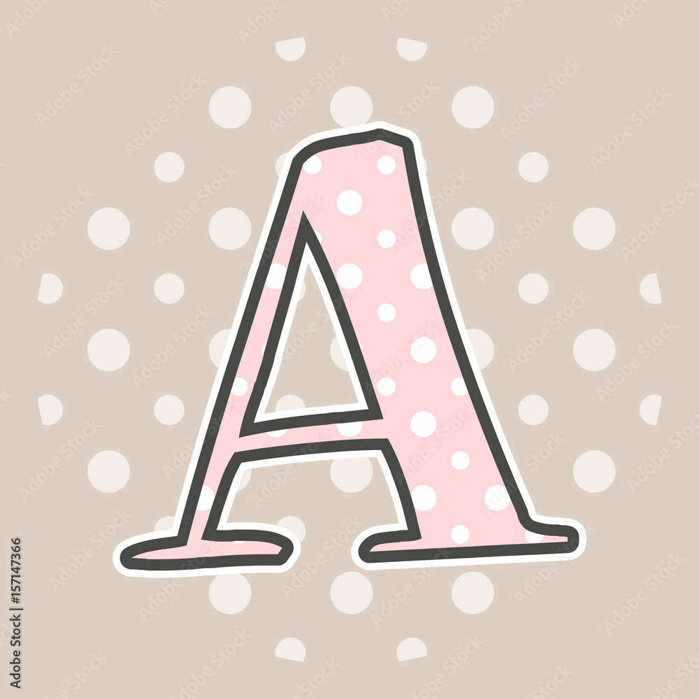 Cute Letter Background