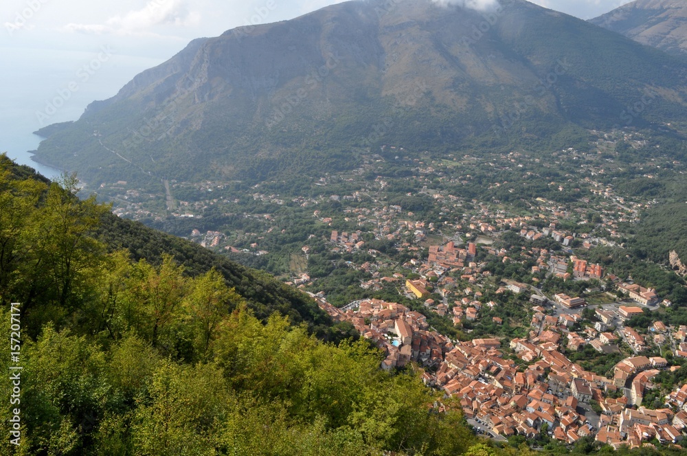 Maratea - Centro storico e Golfo di Policastro Stock Photo | Adobe Stock