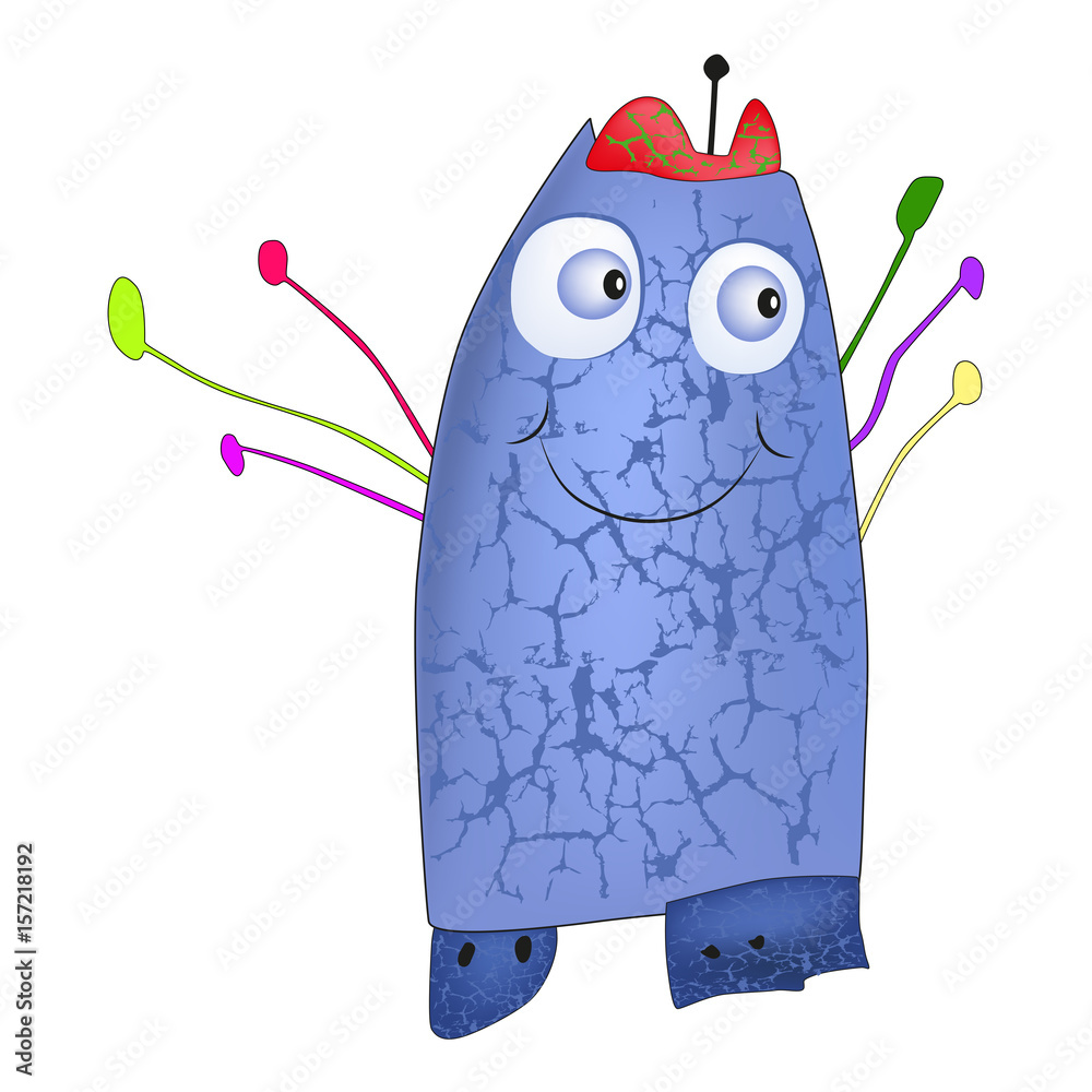 Cartoon Monster Stock Vector | Adobe Stock