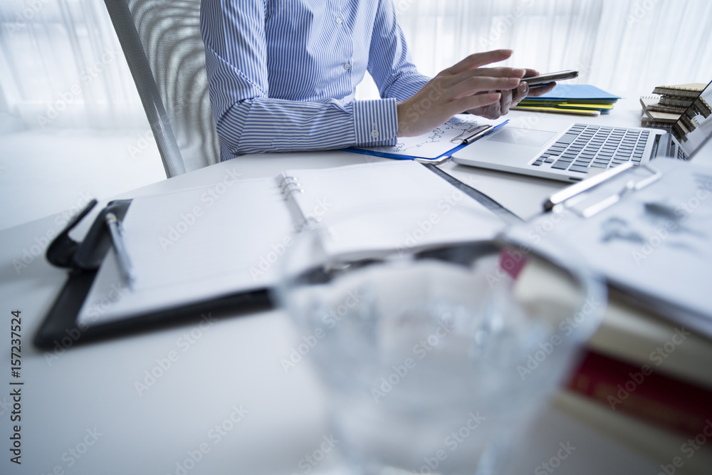 Business women are doing desk work in the office Stock Photo | Adobe Stock