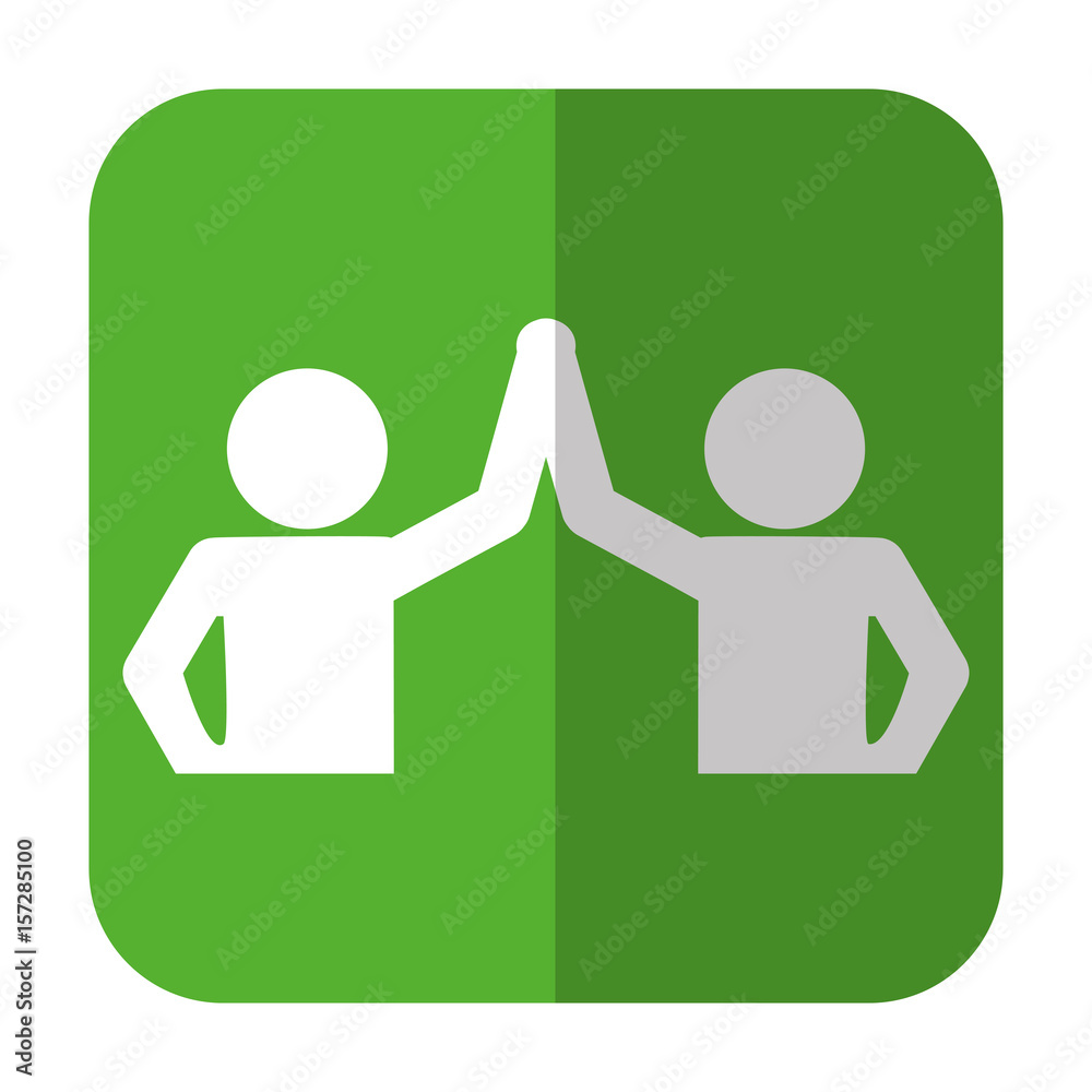 Handshake Icon Green