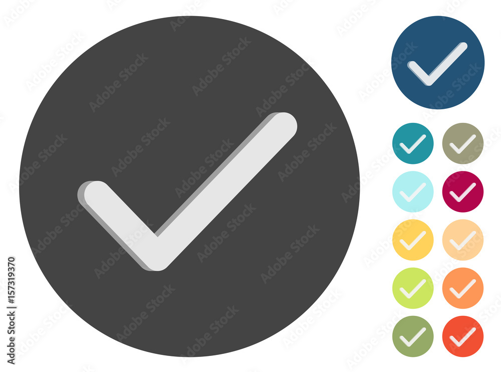 3d Icons - Haken - Richtig - Stock - GamesAgeddon