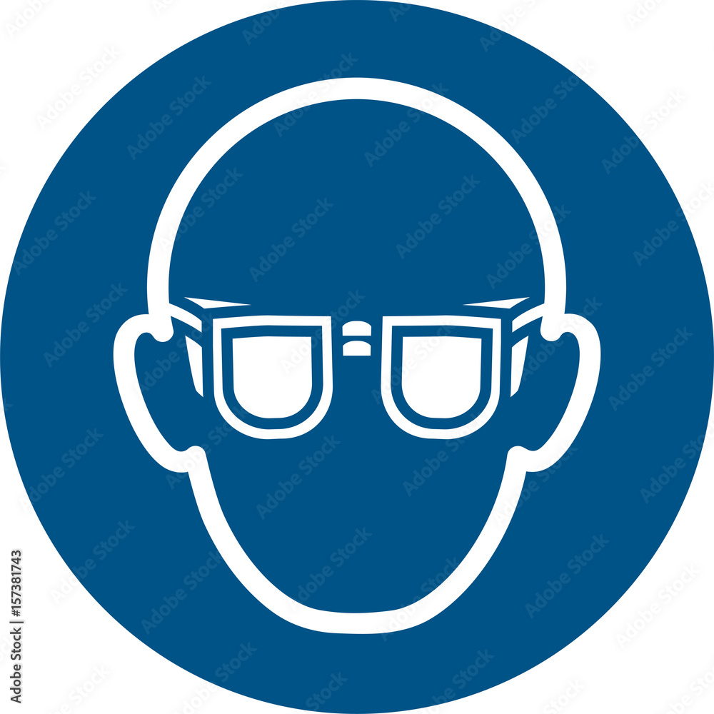 ISO 7010 M004 Wear eye protection Stock Vector | Adobe Stock