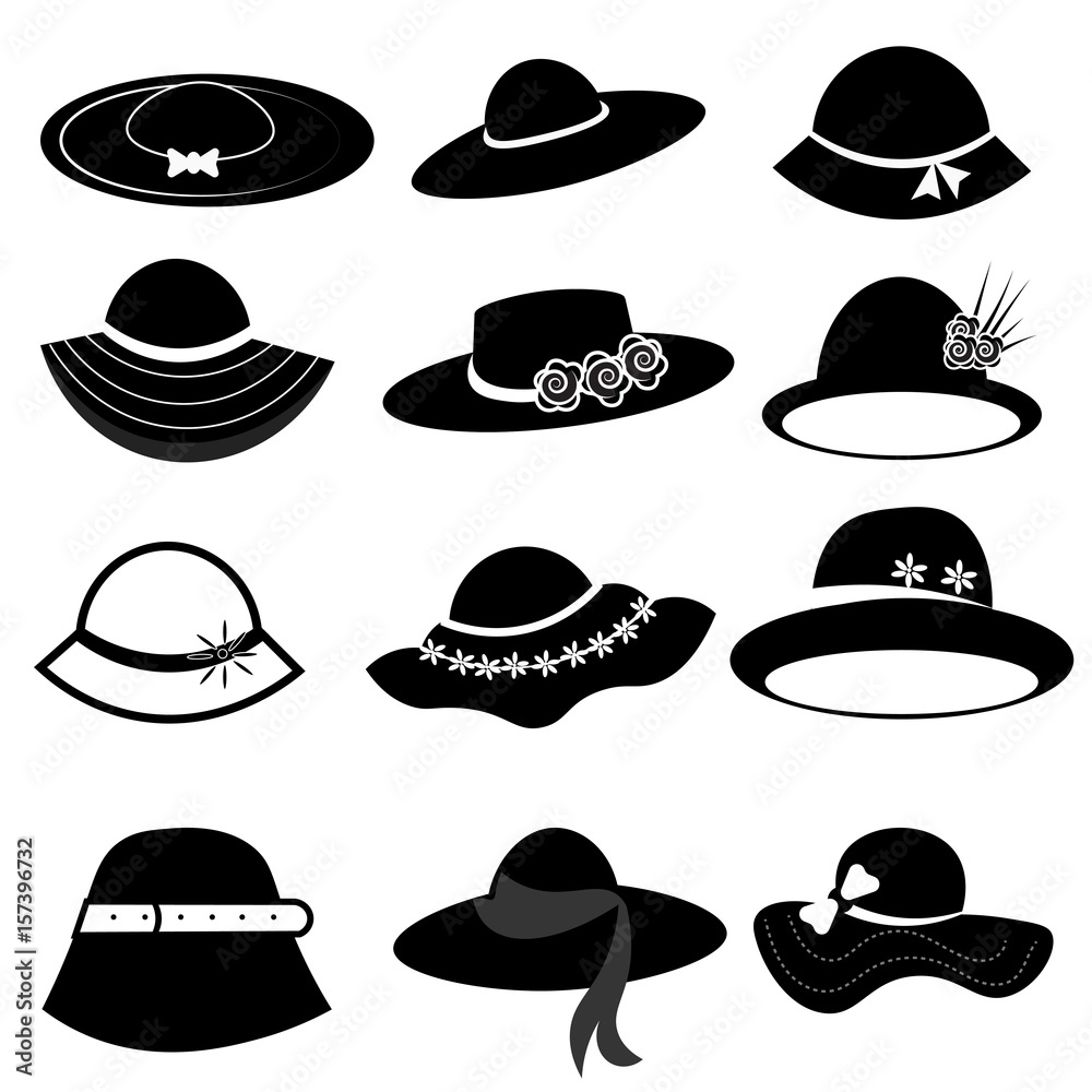 Woman With A Hat Vector