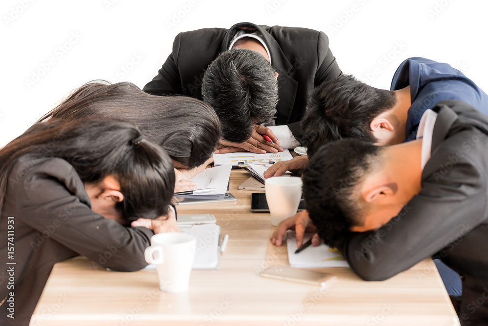 People Sleeping In Meeting