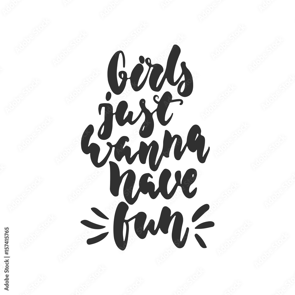 Girls Just Wanna Have Fun Poster