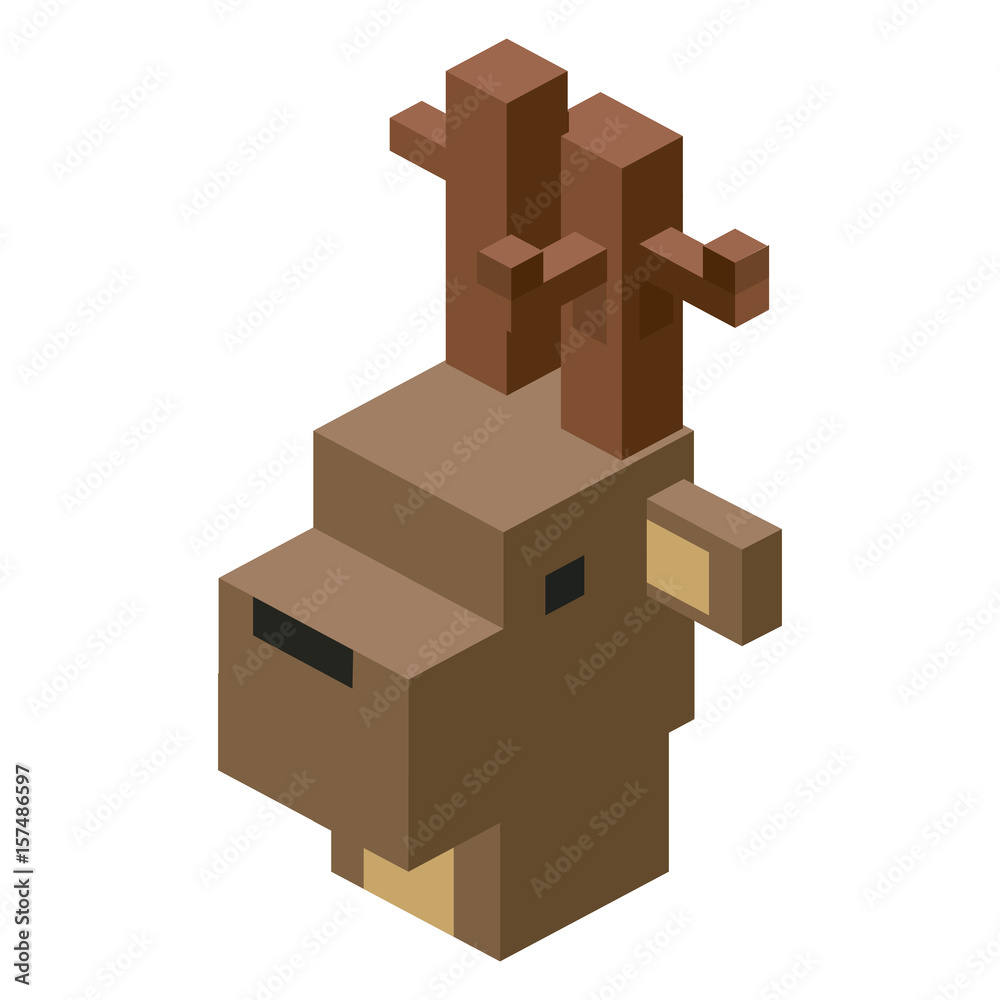 Lego Deer Head
