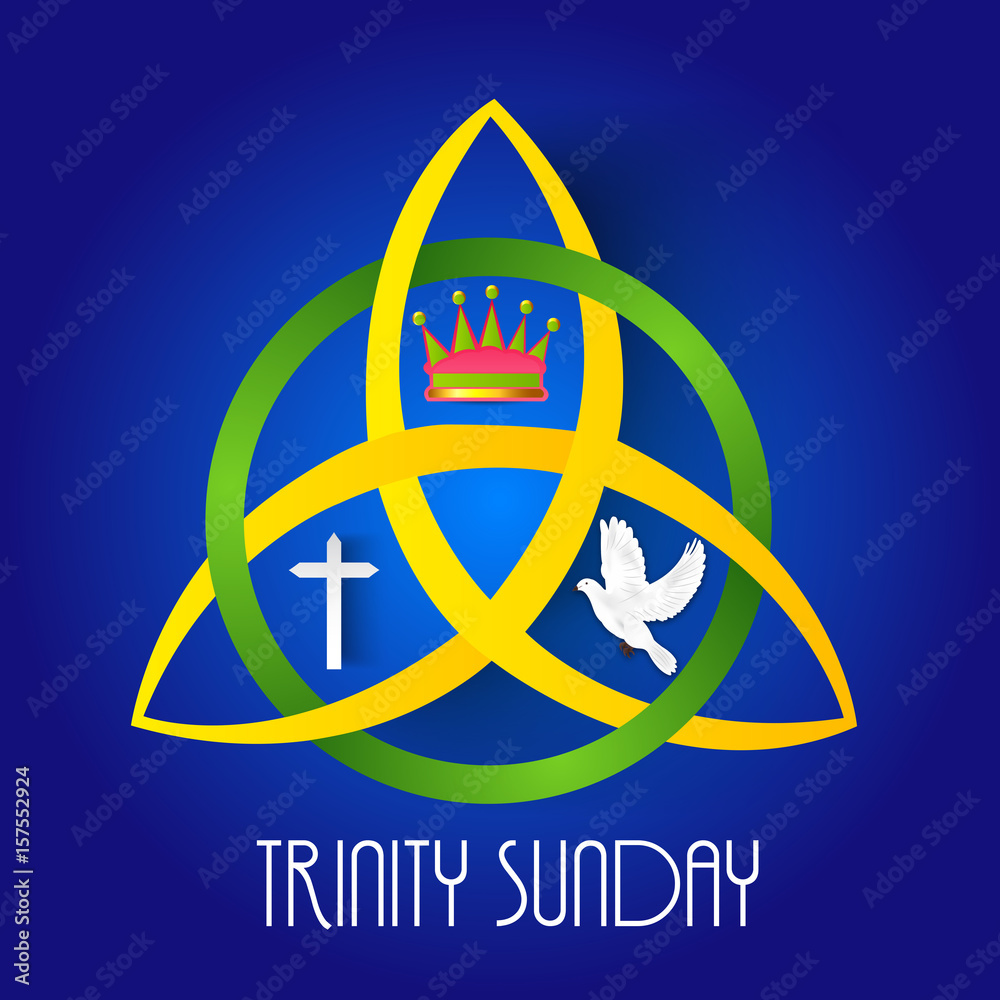 Trinity Sunday. Stock Illustration | Adobe Stock