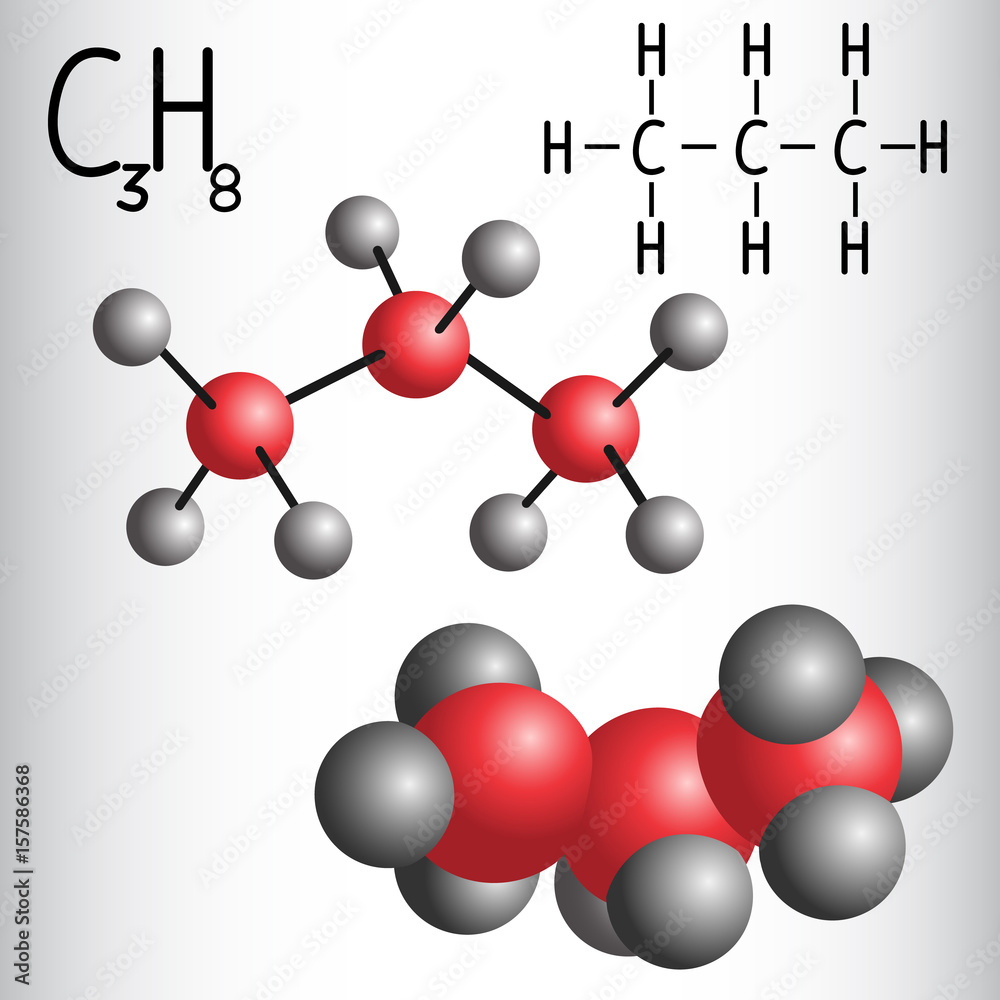 Propane Molecular Structure