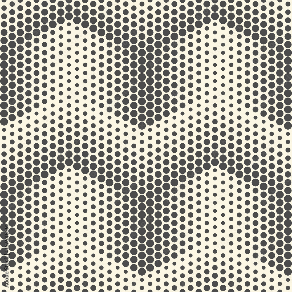 Seamless Dots Pattern. Abstract Black and White Background Stock Vector ...