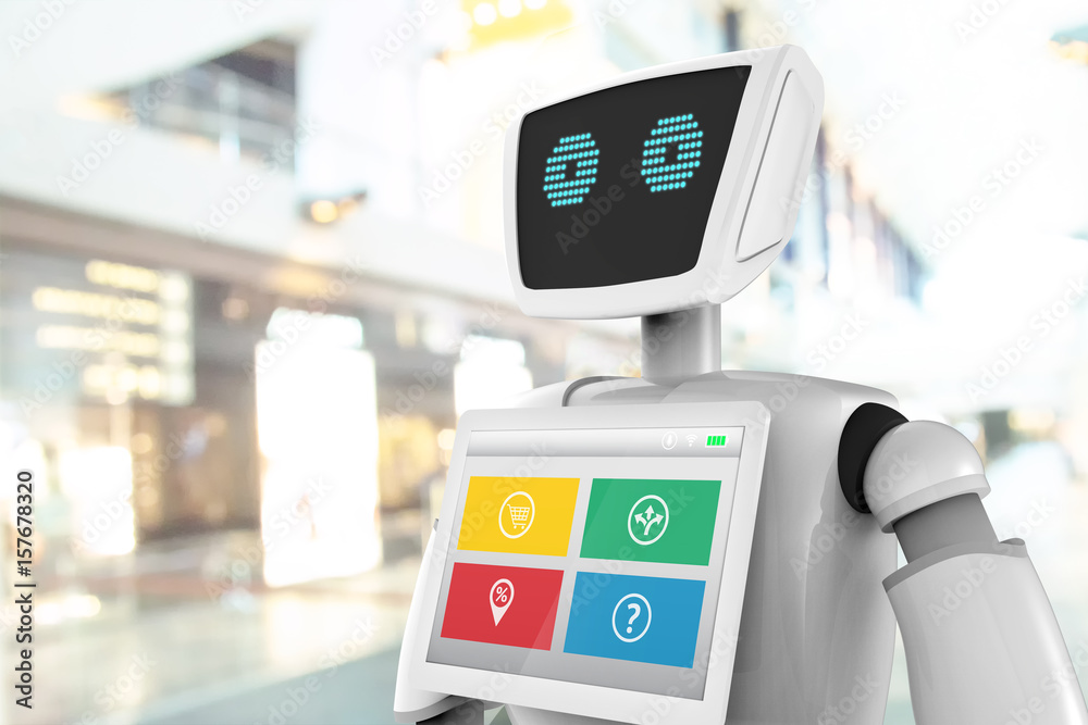 Robotics Trends technology business concept. Autonomous personal ...