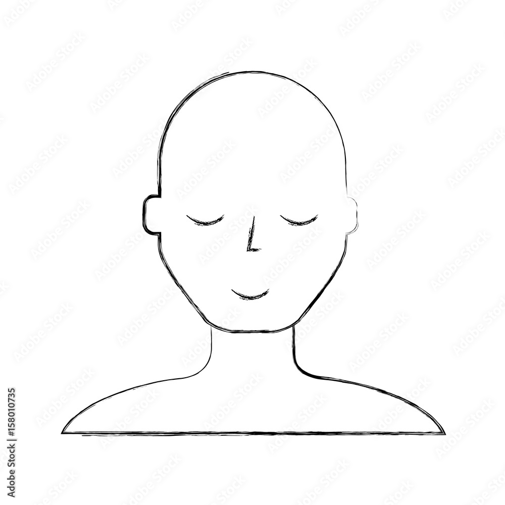sketch draw bald man face cartoon vector graphic design Stock Vector ... sketch draw bald man face cartoon vector graphic design Stock Vector ...