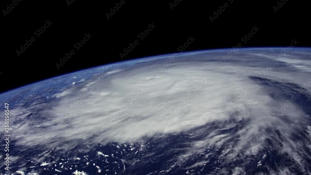 A Hurricane Storm, Satellite View. Imagery used with permission from ...