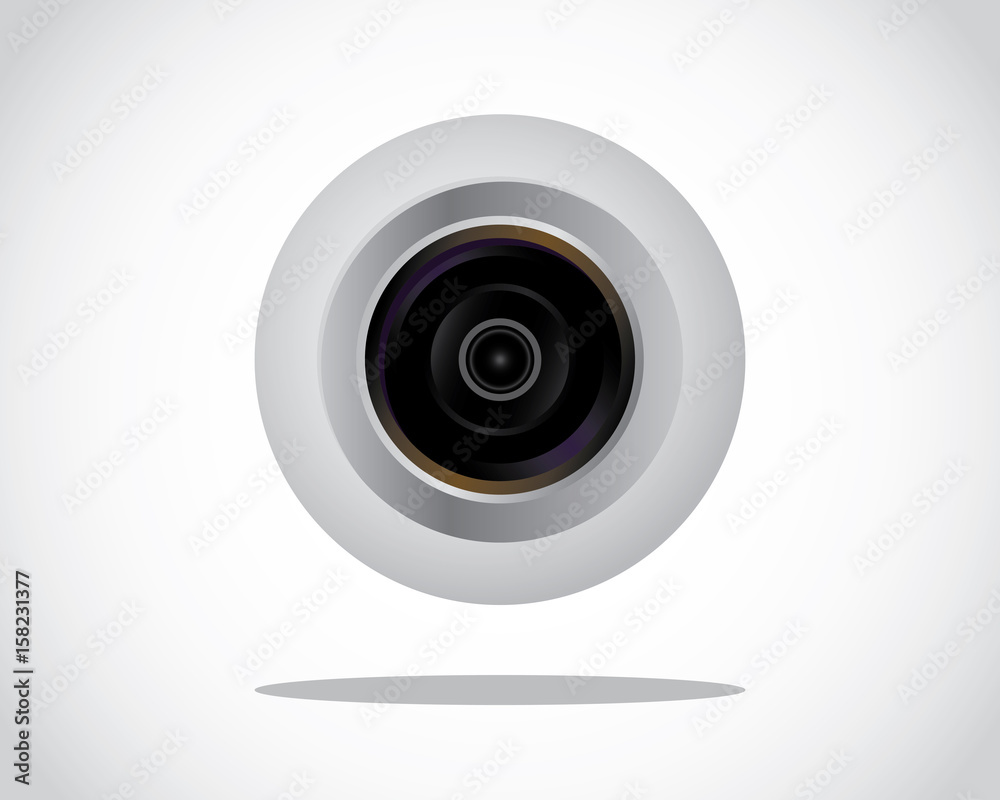 Vetor de ball camera illustration do Stock | Adobe Stock