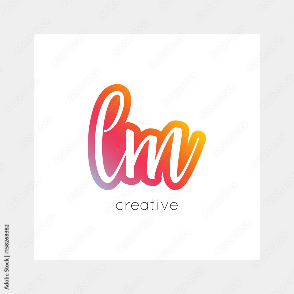 LM logo, vector. Useful as branding, app icon, alphabet combination ...
