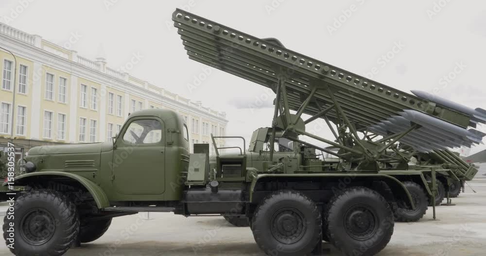 Katyusha artillery system. Military equipment, T-34 tank, Katyusha ...
