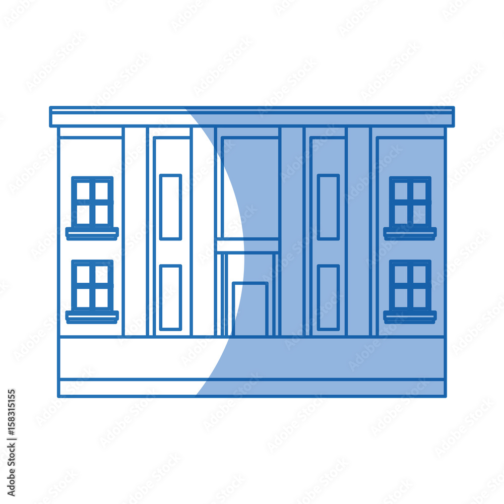 city hall architecture facade of building exterior entrance columns ...