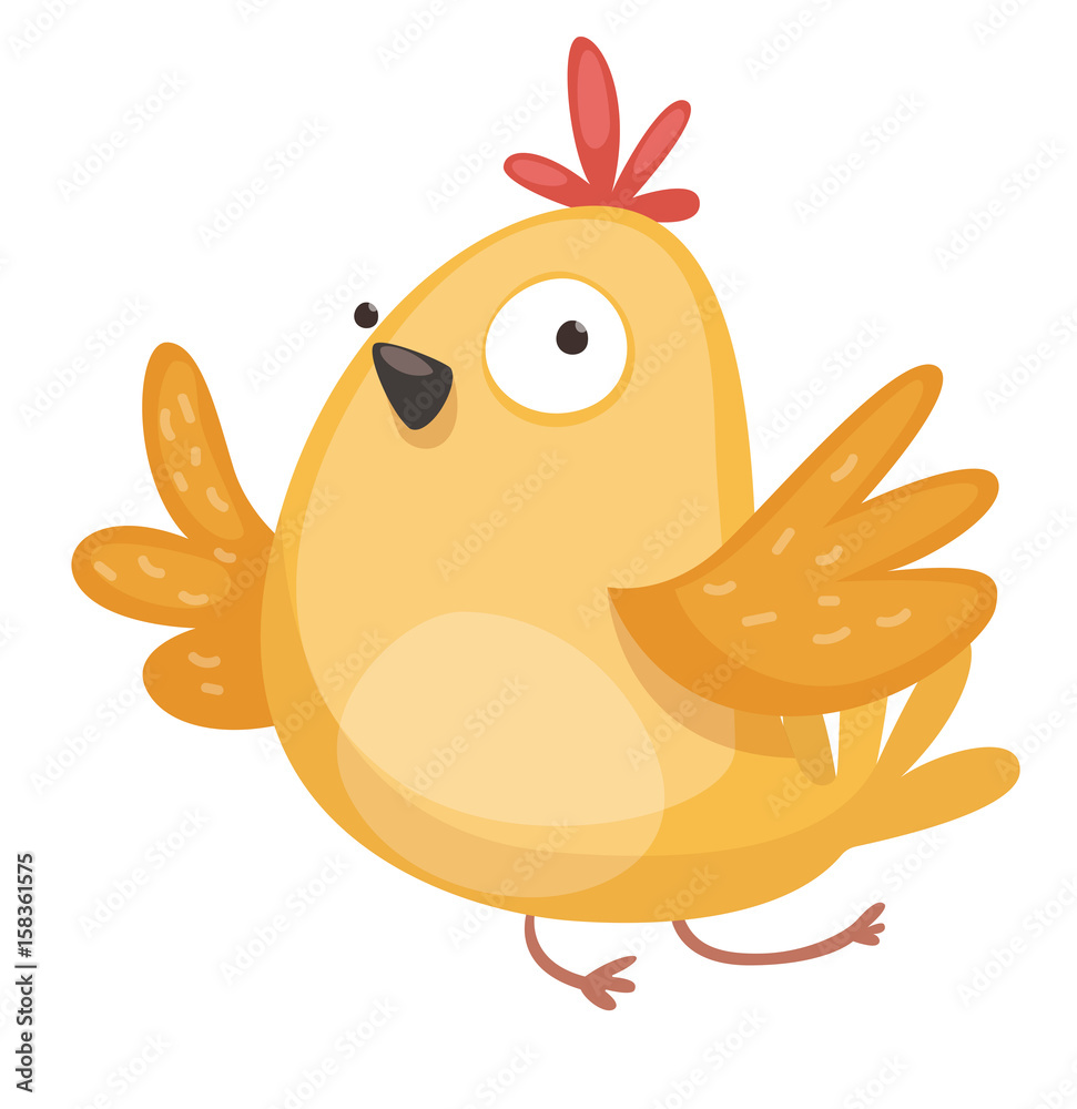 Cartoon bird Stock Vector | Adobe Stock