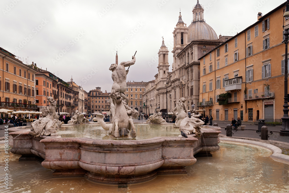Foto Stock Plaza Navona | Adobe Stock