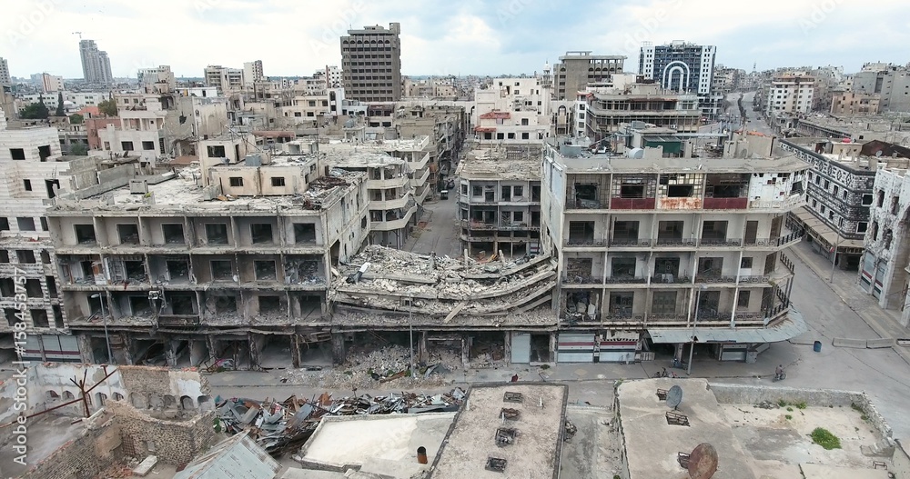 ville détruite homs syrie 素材庫相片 | Adobe Stock