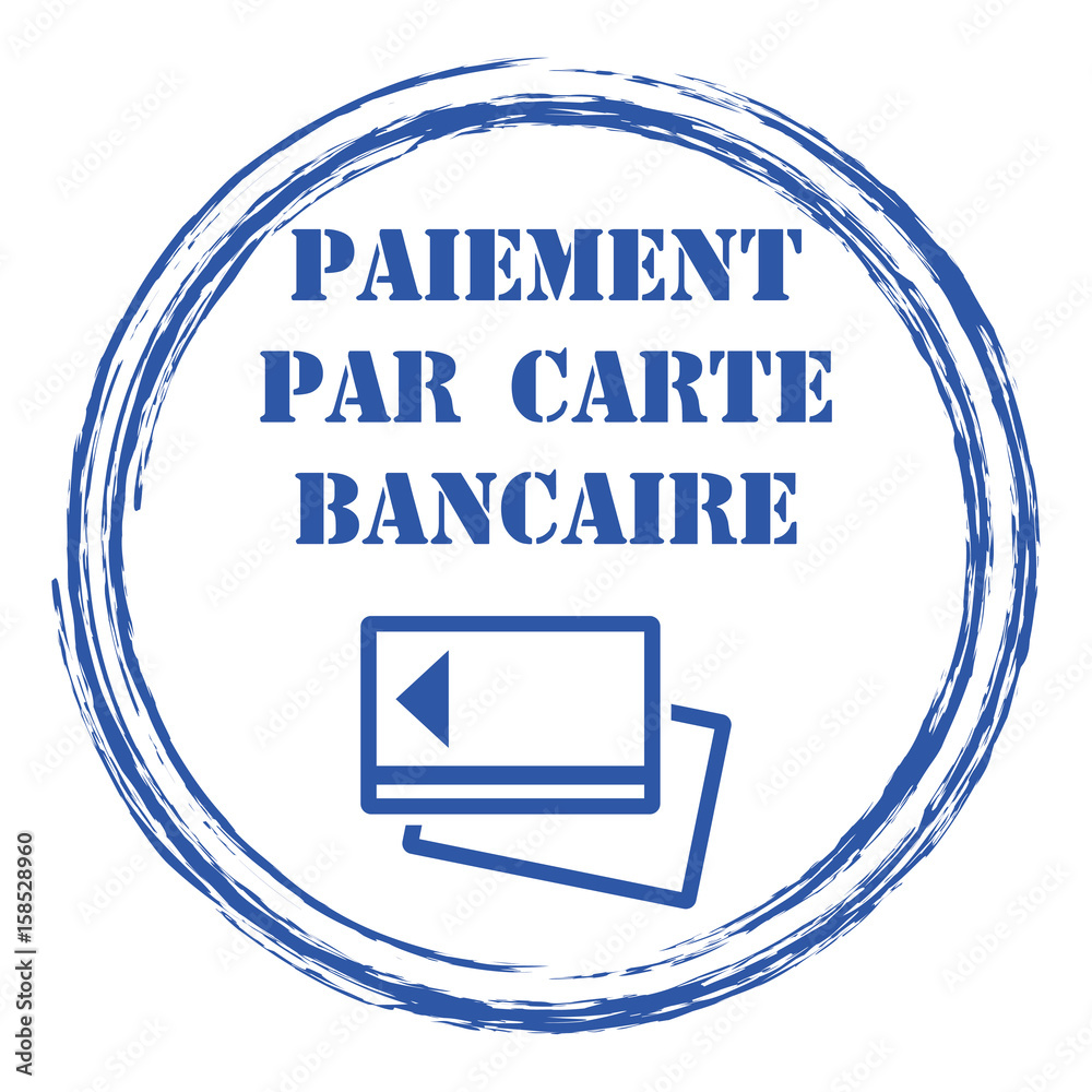 Logo paiement par carte bancaire. Stock Vector | Adobe Stock