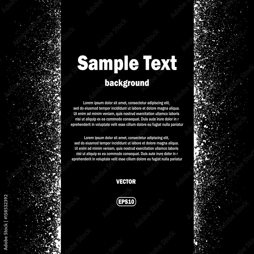 Ink blots and text background Stock Vector | Adobe Stock