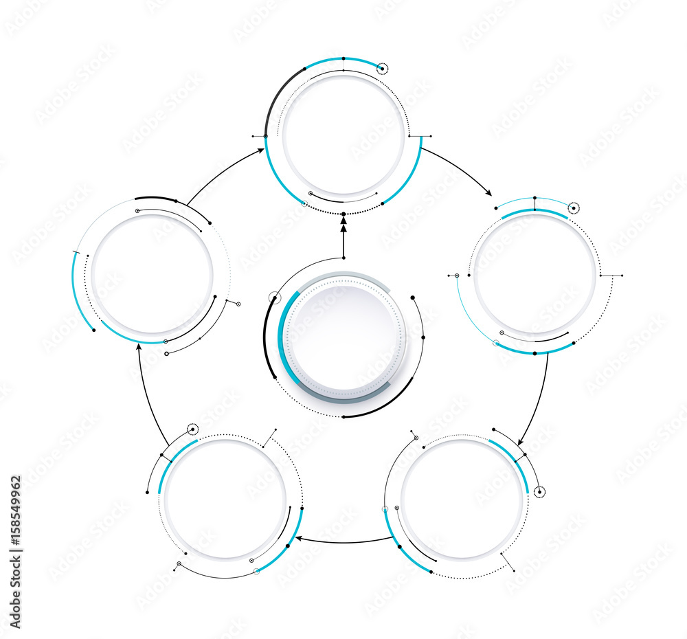 Infographic diagram template design simple design. include icon design ...
