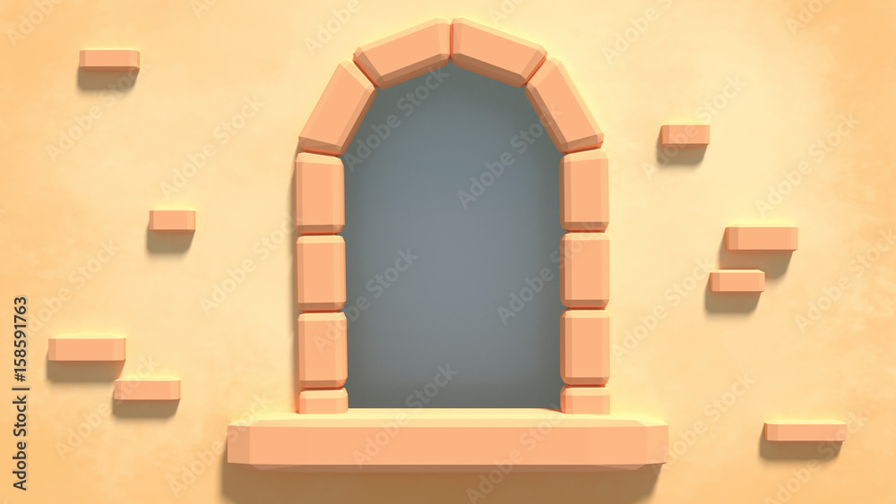 Castle Window Cartoon