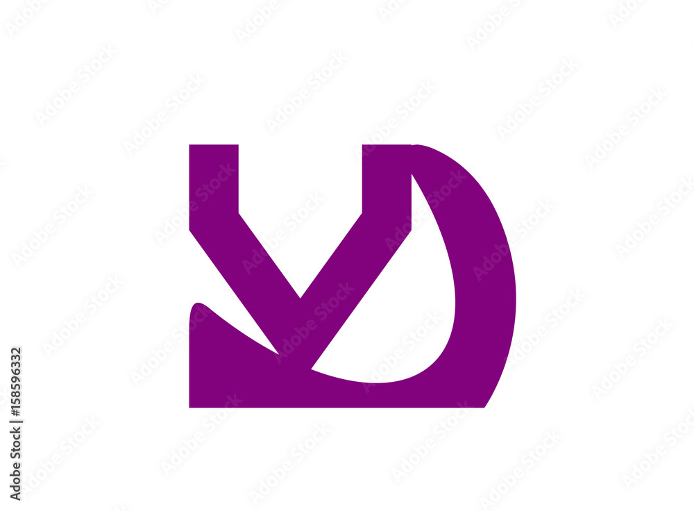 Alphabet icon - v Stock Vector | Adobe Stock