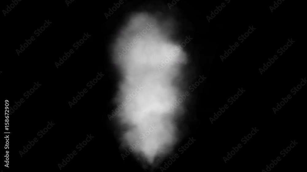 4k hot steam gas smoke background & geothermal resources backdrop ...