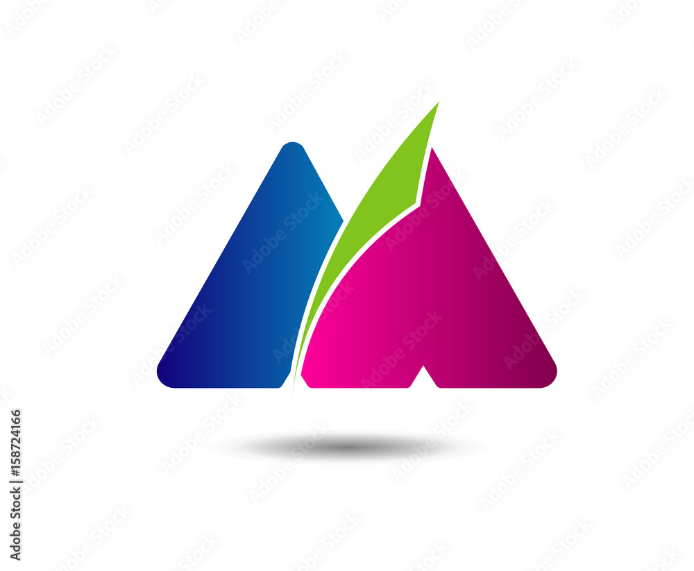 Vector M logo icons Stock Vector | Adobe Stock