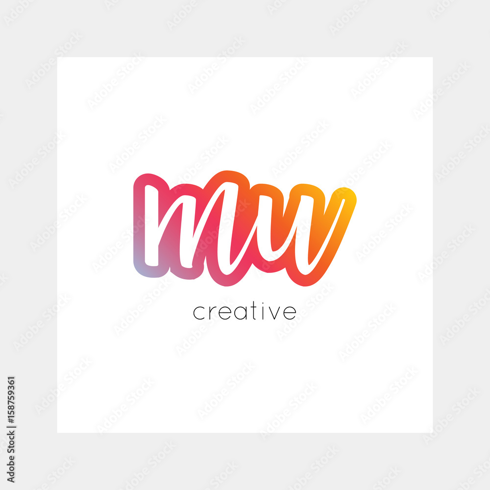 MU logo, vector. Useful as branding, app icon, alphabet combination ...