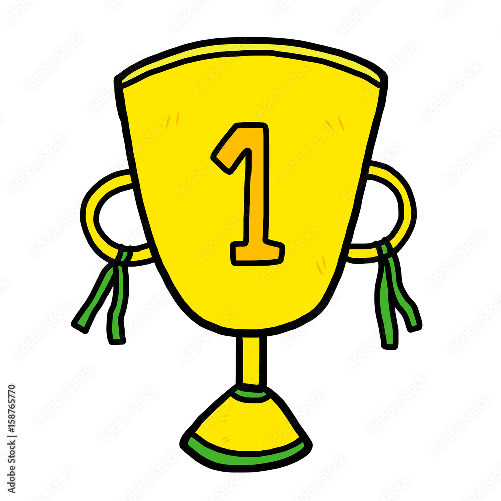 Cartoon Trophy Cup