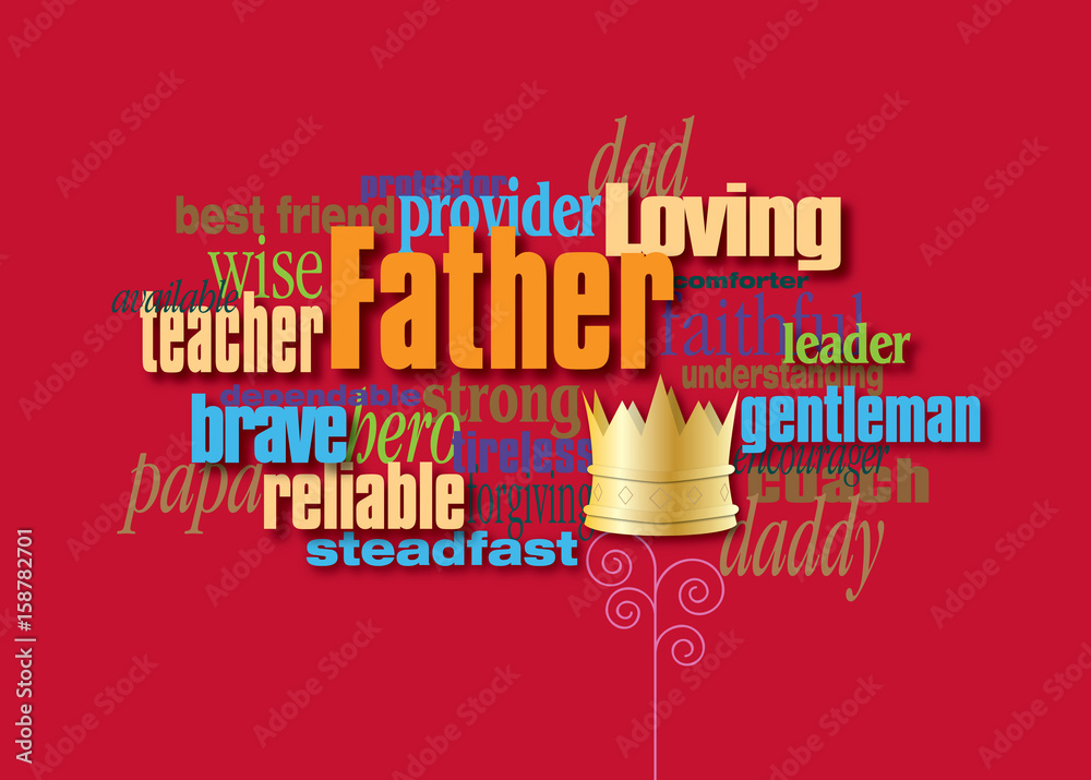 Father Word Art