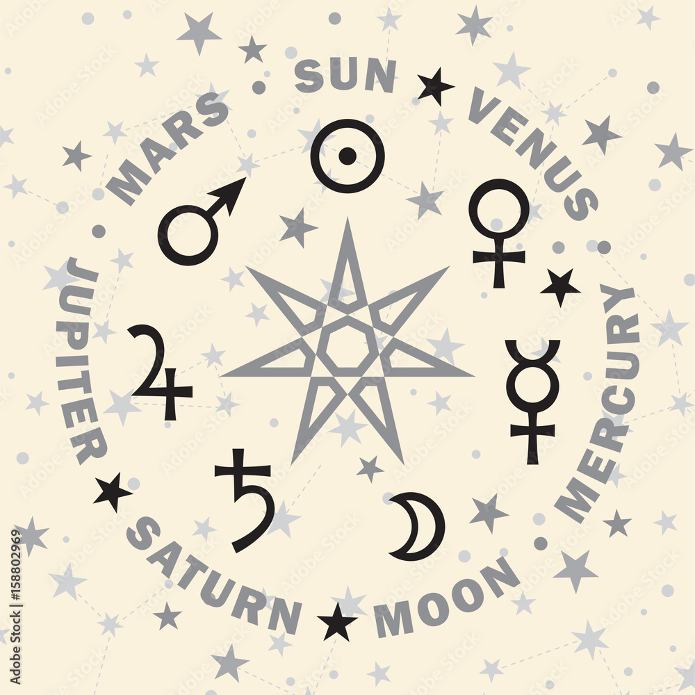«Septener». The Ancient Star of Babylonian magicians. Seven classical ...