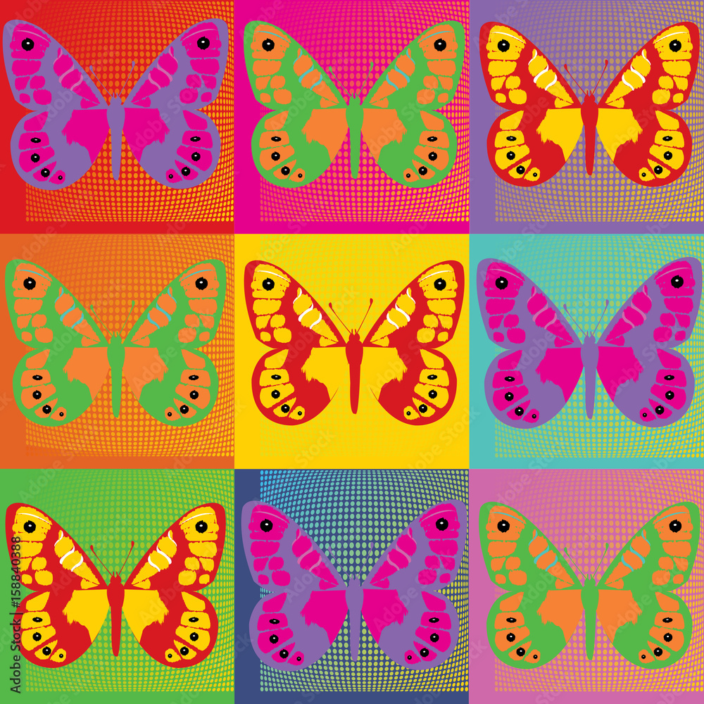 Andy Warhol Butterfly