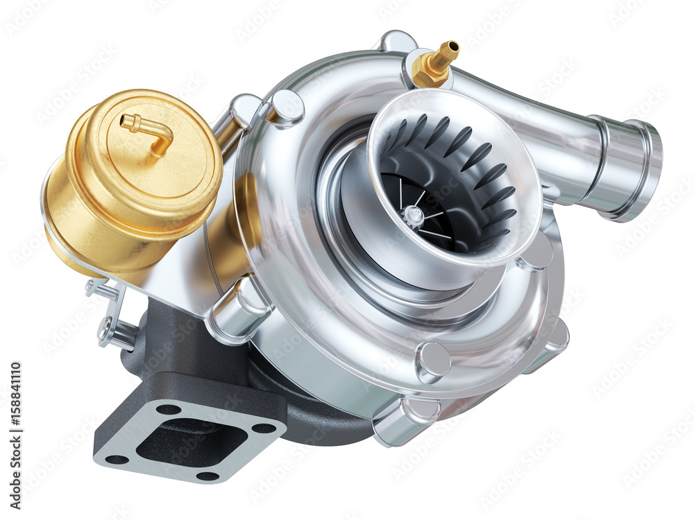 Car turbocharger. Auto parts Stock Illustration | Adobe Stock