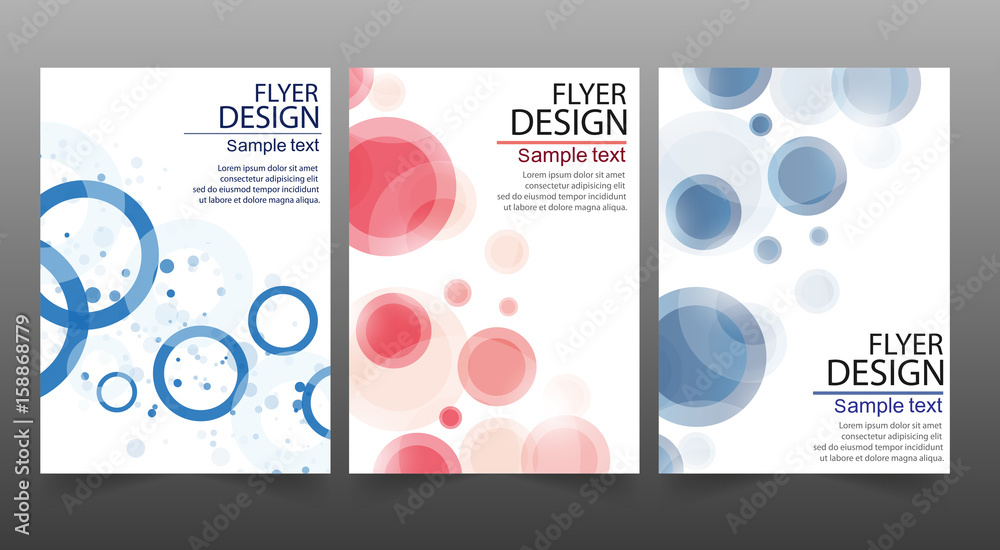 Set of Flyer design - Vector business. Can be use for publishing, print ...