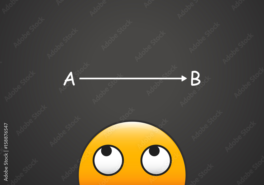 Vector Emoji person looking at the next step to follow through. From A ...