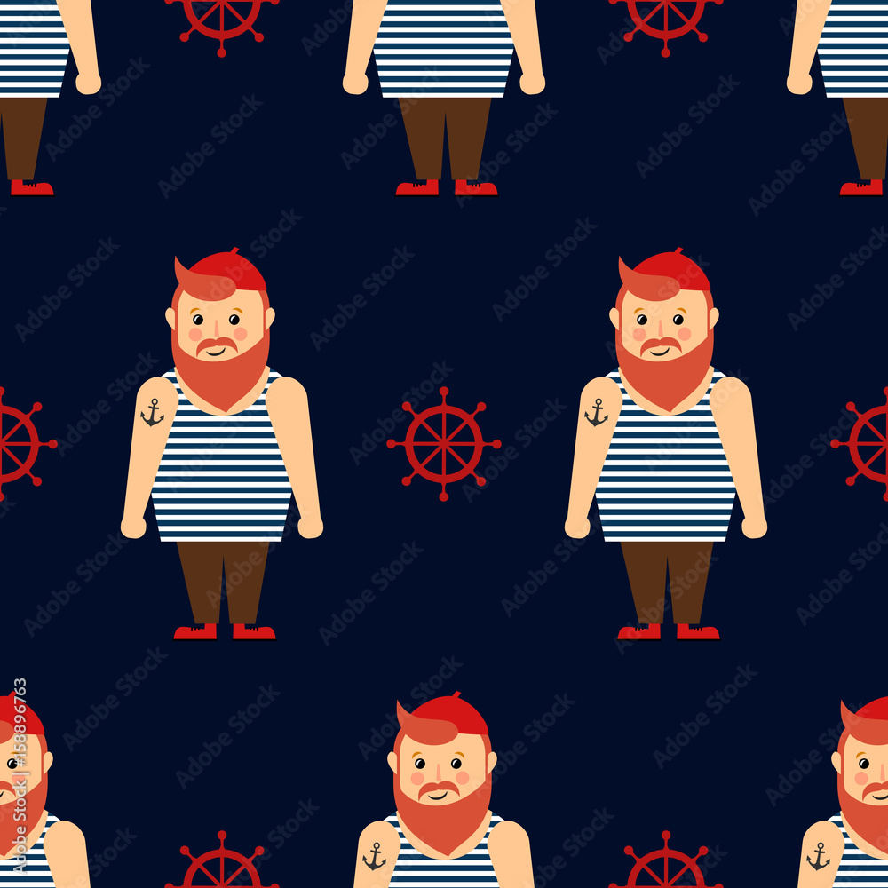 Navy Sailor Wallpaper