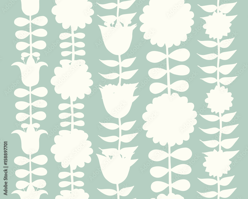 Scandinavian folk style flowers, seamless pattern Stock Vector | Adobe ... Scandinavian folk style flowers, seamless pattern Stock Vector | Adobe ...