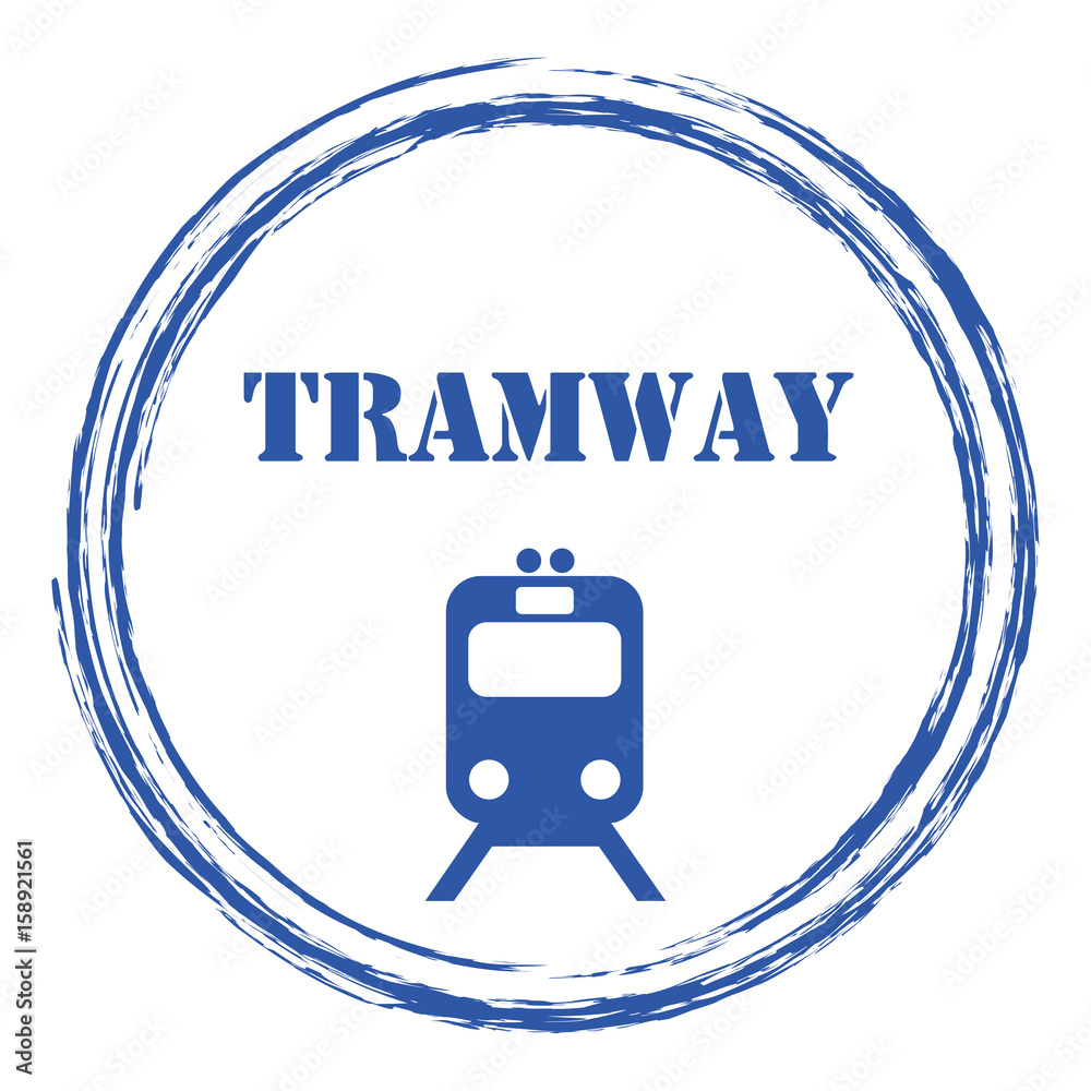Logo tramway. Tram. Stock Vector | Adobe Stock