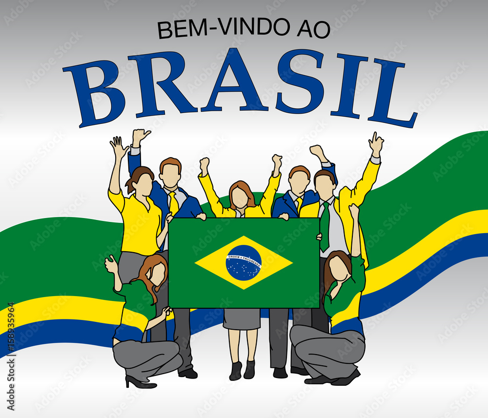 Bem-vindo ao Brasil -Welcome to Brazil in Portuguese language- Group of ...