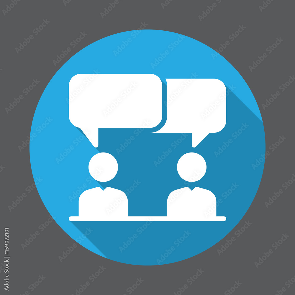 Discussion Icon Flat