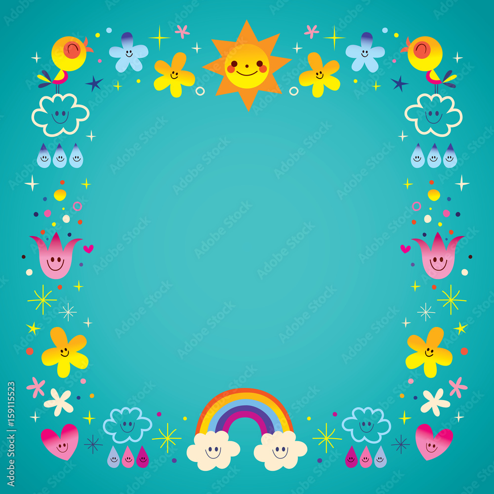 Sun Border Clip Art