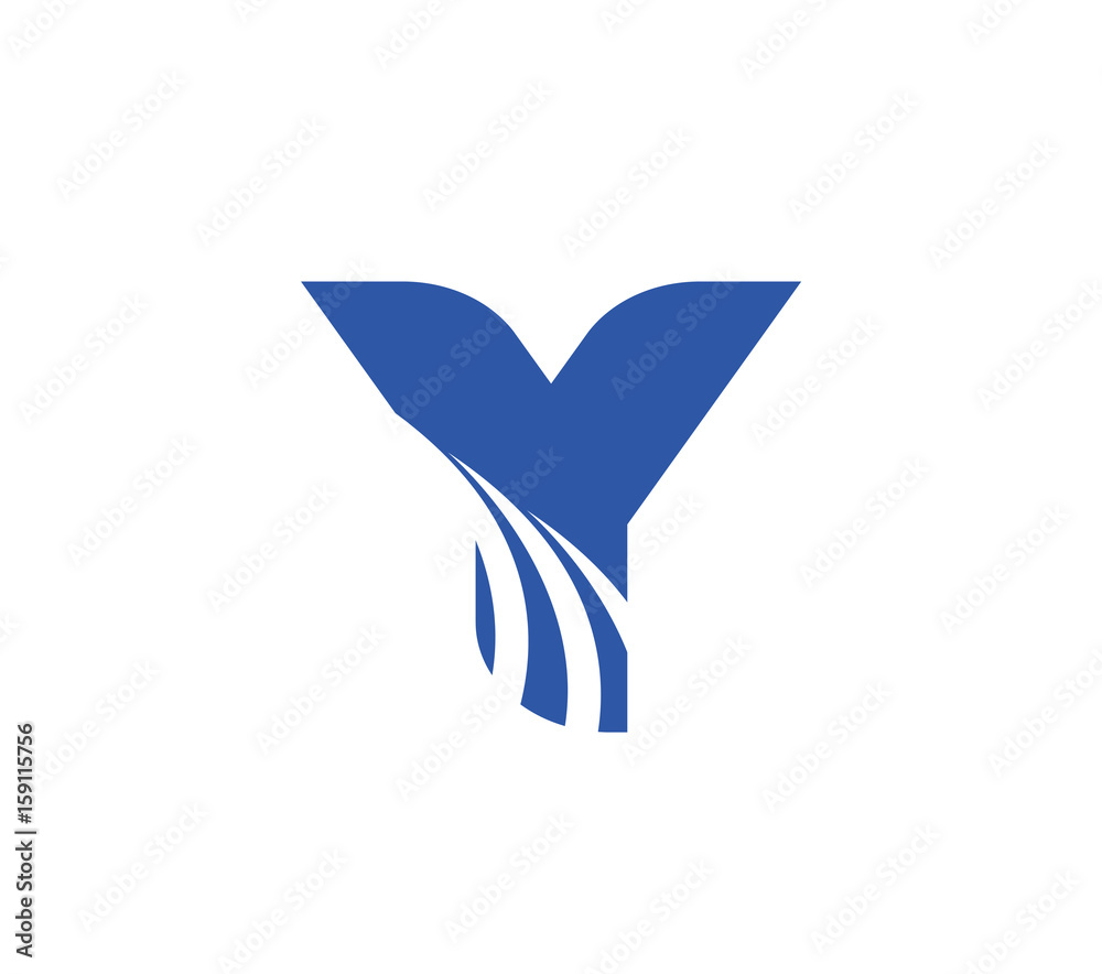 Vector illustration of abstract icons based on the letter Y logo Stock ...