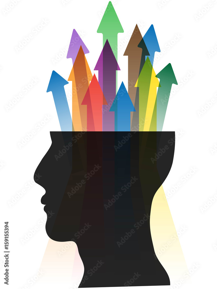 head arrows Stock Vector | Adobe Stock